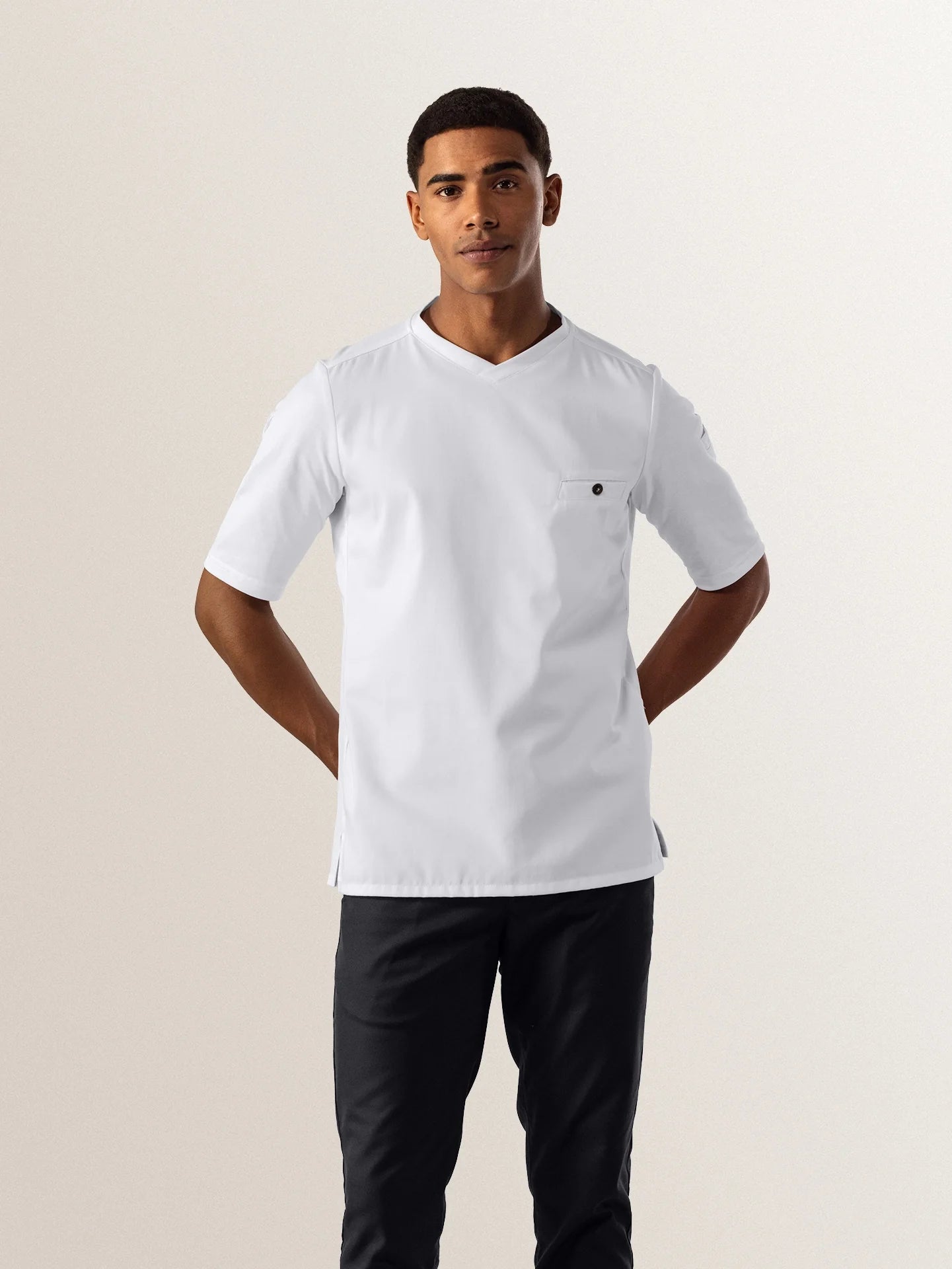 Short sleeve chef shirts | High quality | Le Nouveau Chef Americas